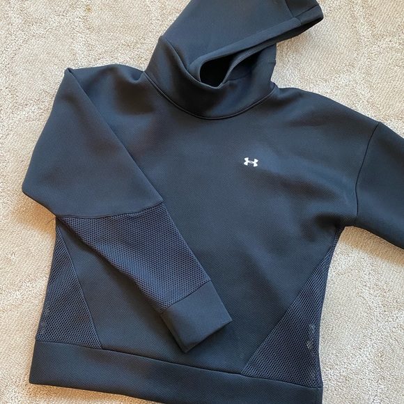Under Armour | Tops | Under Armour Unique Mesh Hoodie | Poshmark